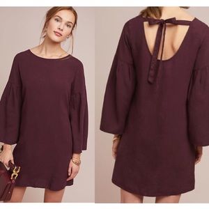 cloth & stone | Dresses | Cloth Stone Bellsleeved Tunic Dress In ...
